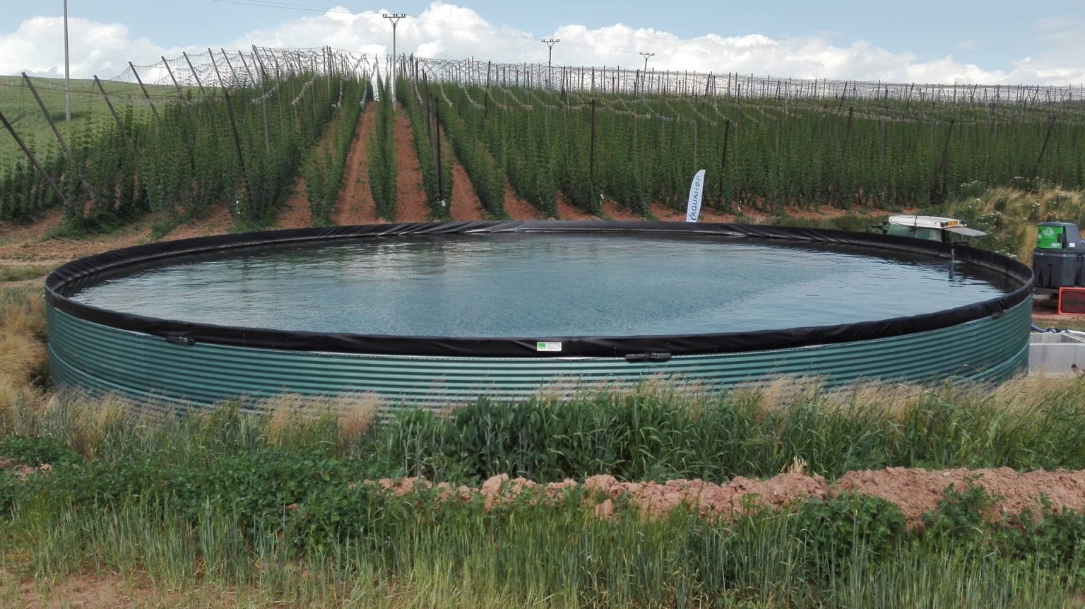 Water Tanks >>> Membrane Liner Cylindrical Tanks – AirSystems.ge